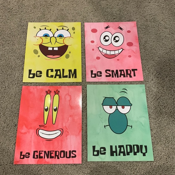 Other | Sponge Bob Posters | Poshmark